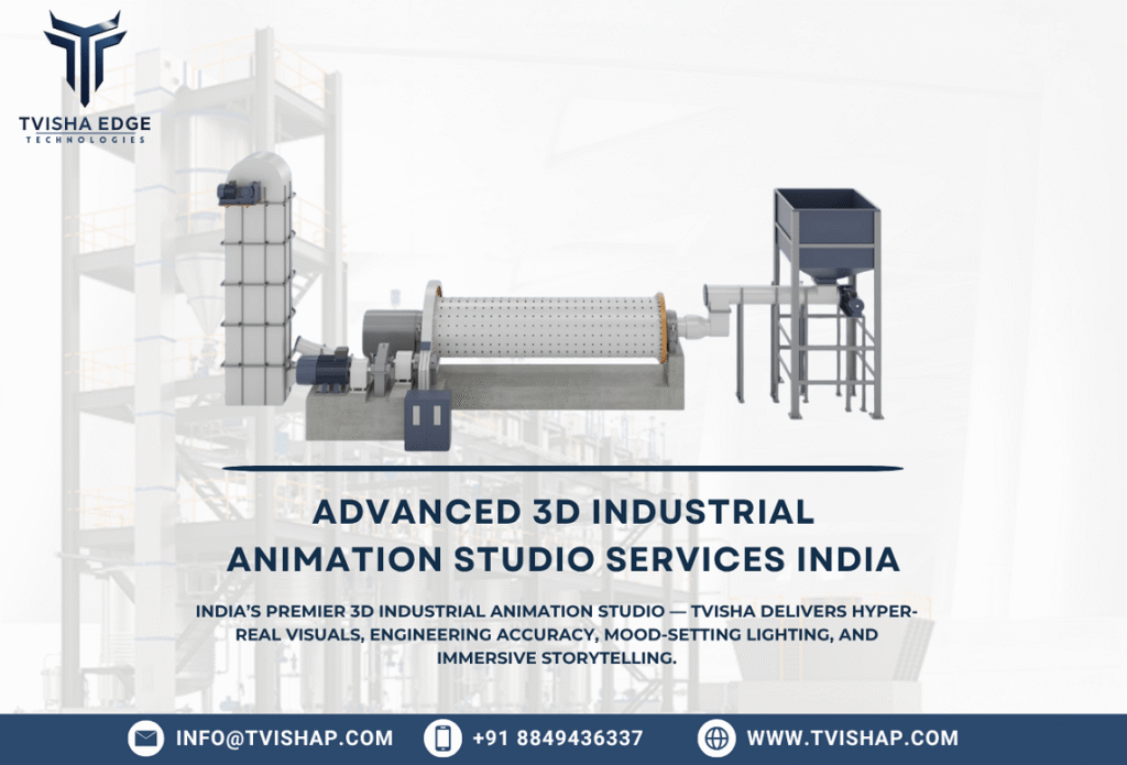 Advanced 3D Industrial Animation Studio Services India